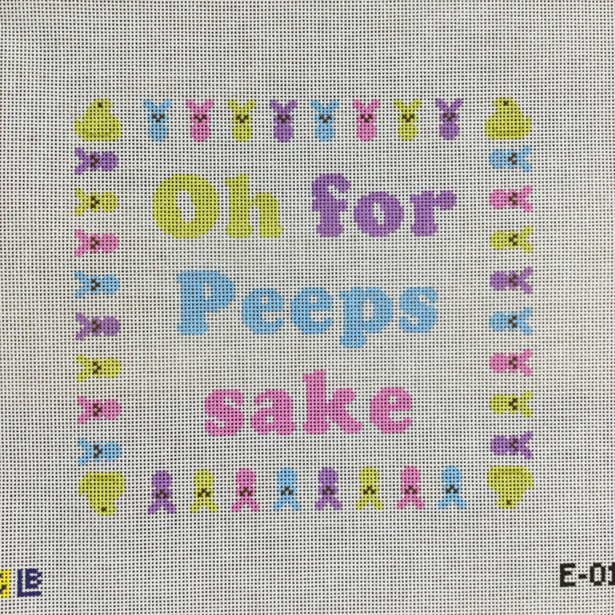 Oh for Peeps sake Canvas – KC Needlepoint