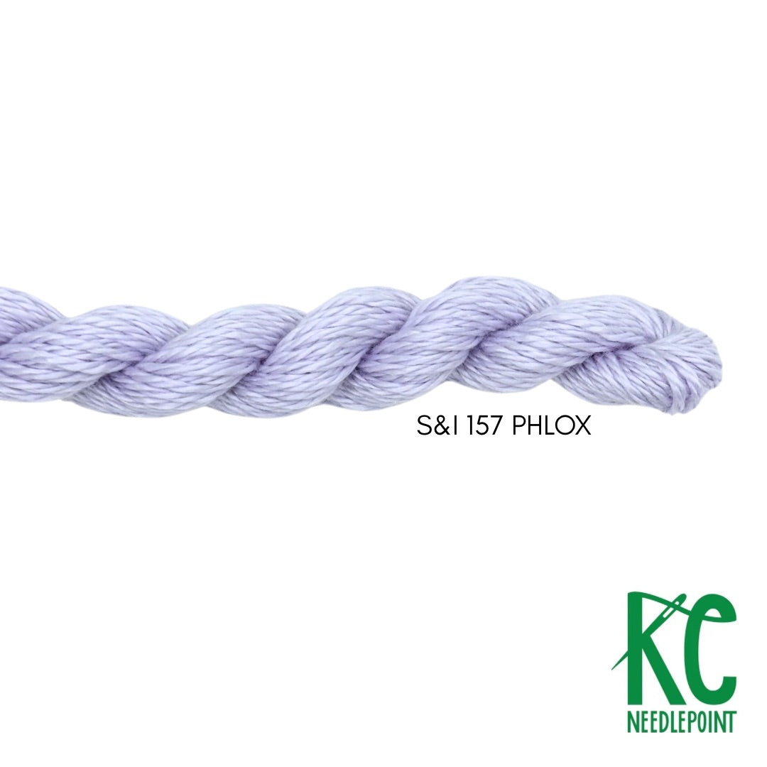 Silk & Ivory 157 Phlox – KC Needlepoint