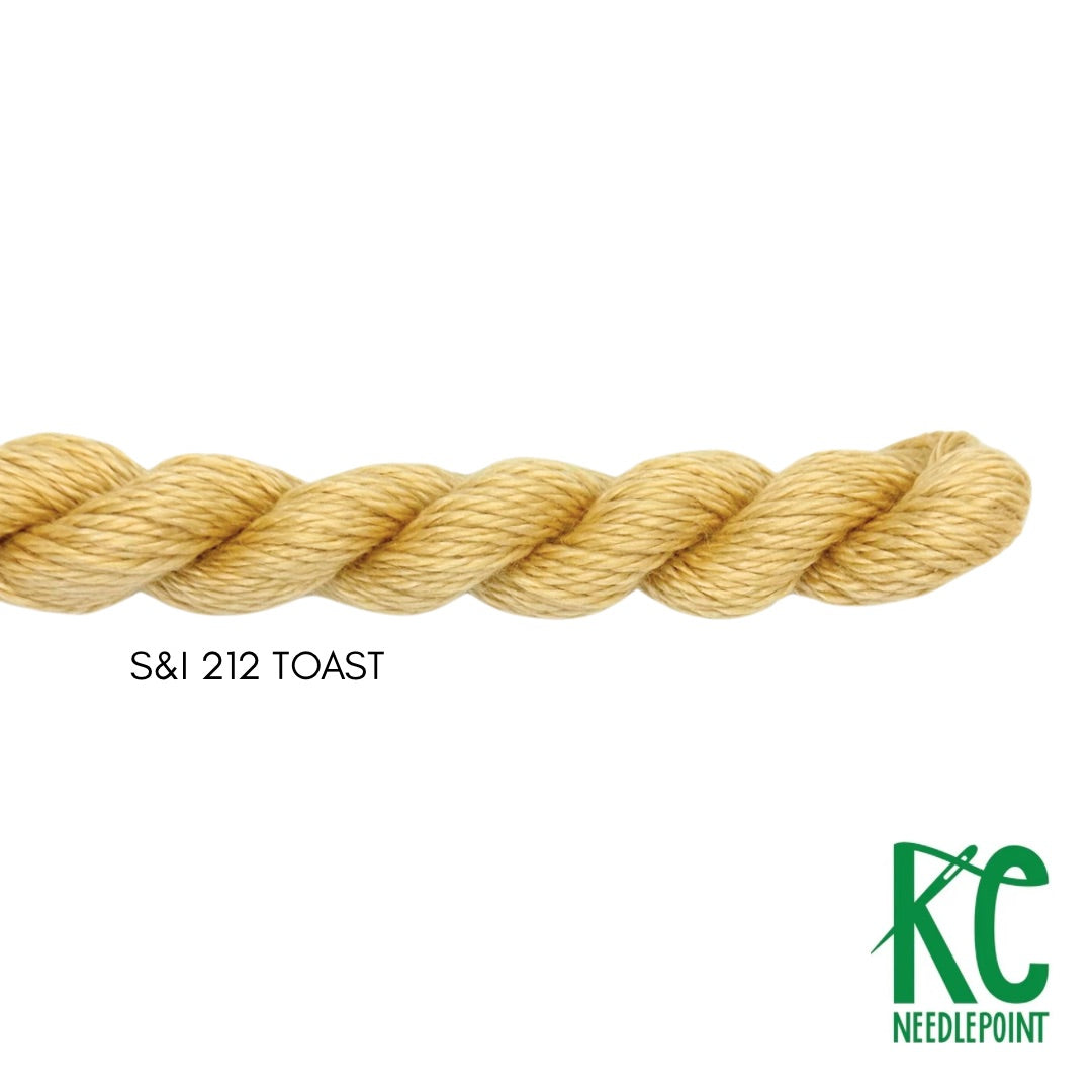 Silk & Ivory 212 Toast – KC Needlepoint