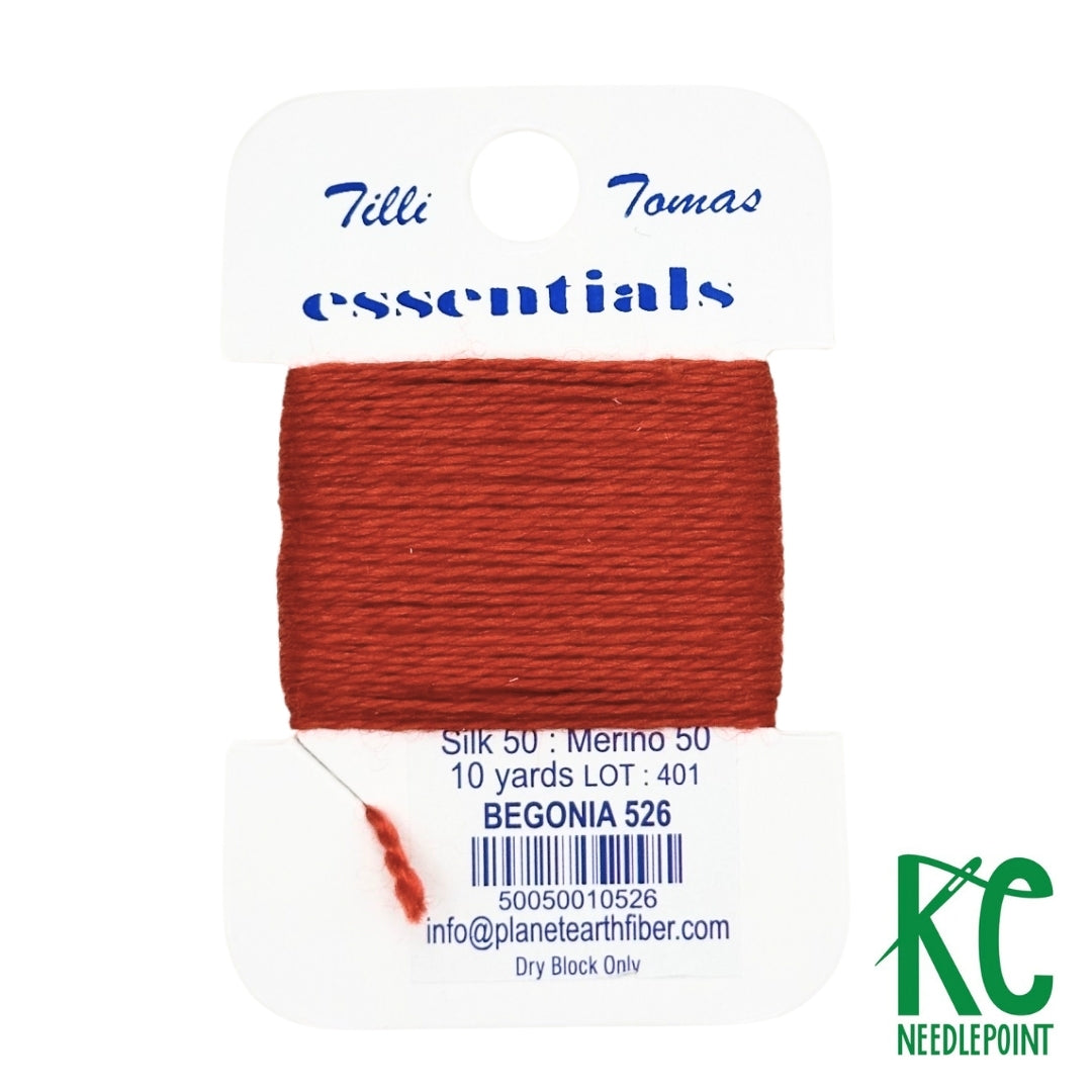 Essentials Card 526 Begonia – KC Needlepoint