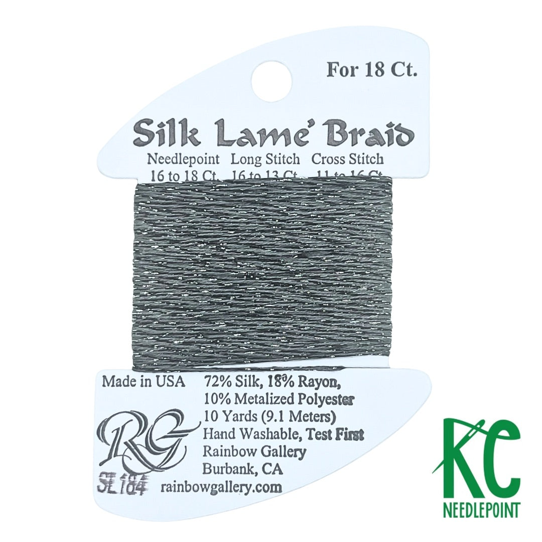 Silk Lamé Braid SL184 Pavement – KC Needlepoint