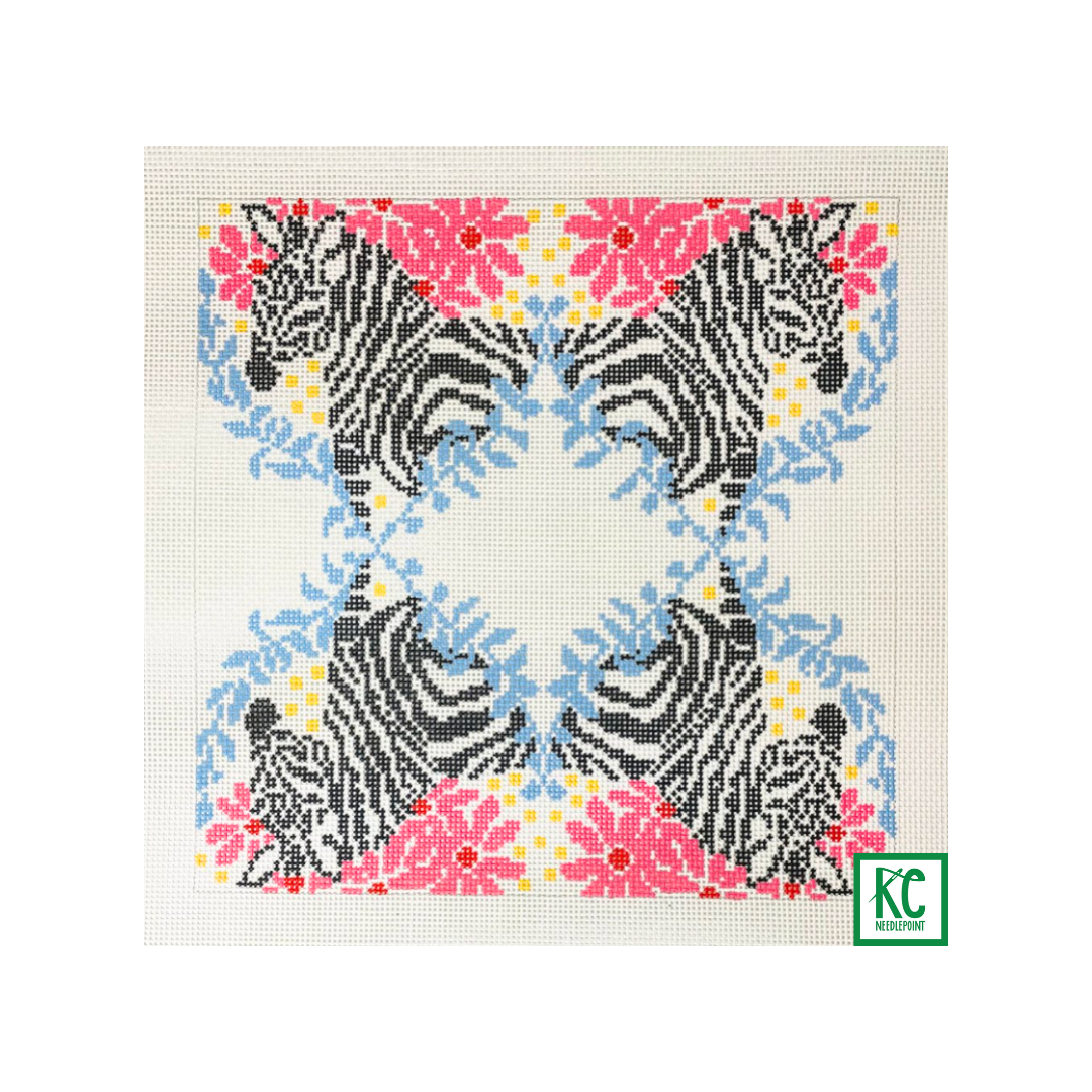 Zebra Needlepoint Canvas – KC Needlepoint