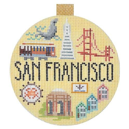 Needlepoint Travel Rounds | KC Needlepoint