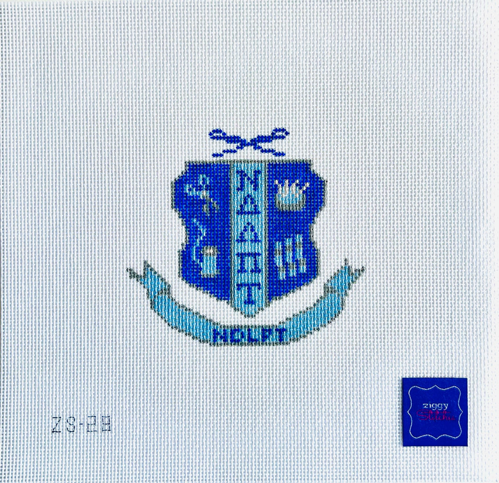 NDLPT Crest Canvas | KC Needlepoint