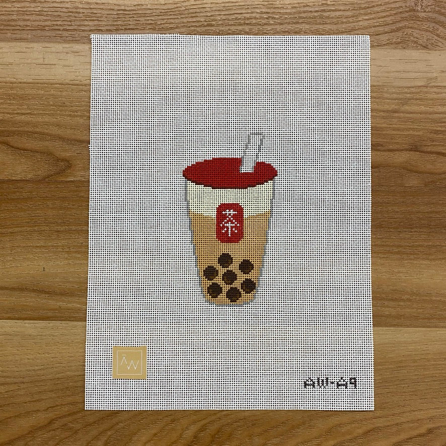 Bubble Tea Canvas | KC Needlepoint