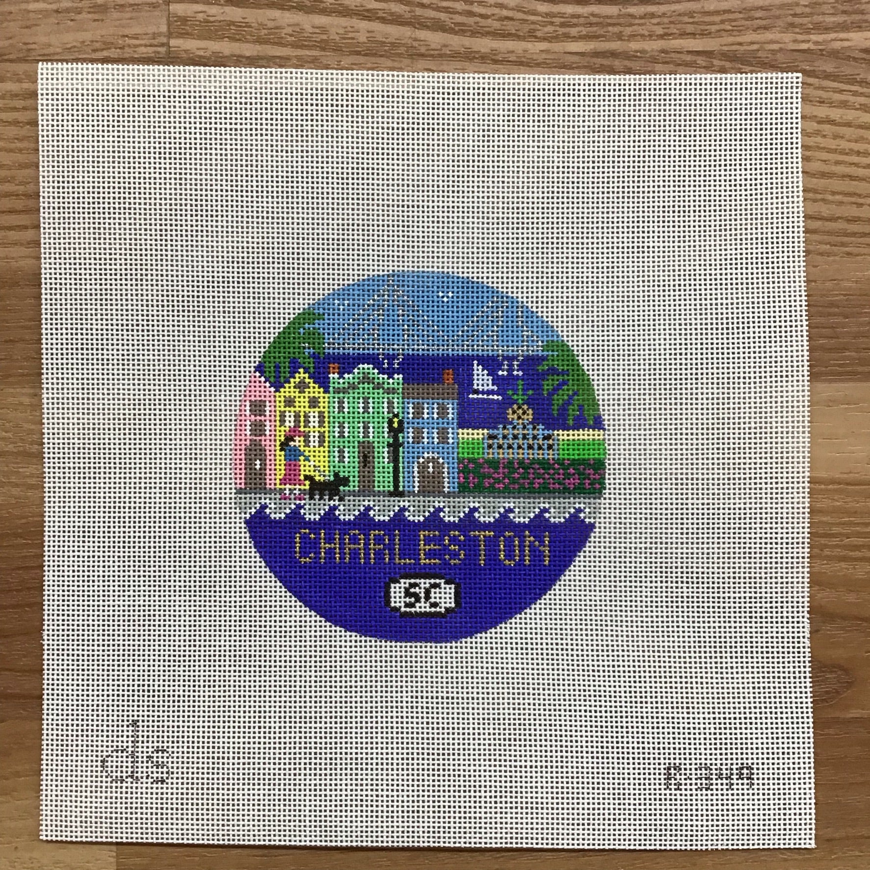 Needlepoint Travel Rounds | KC Needlepoint