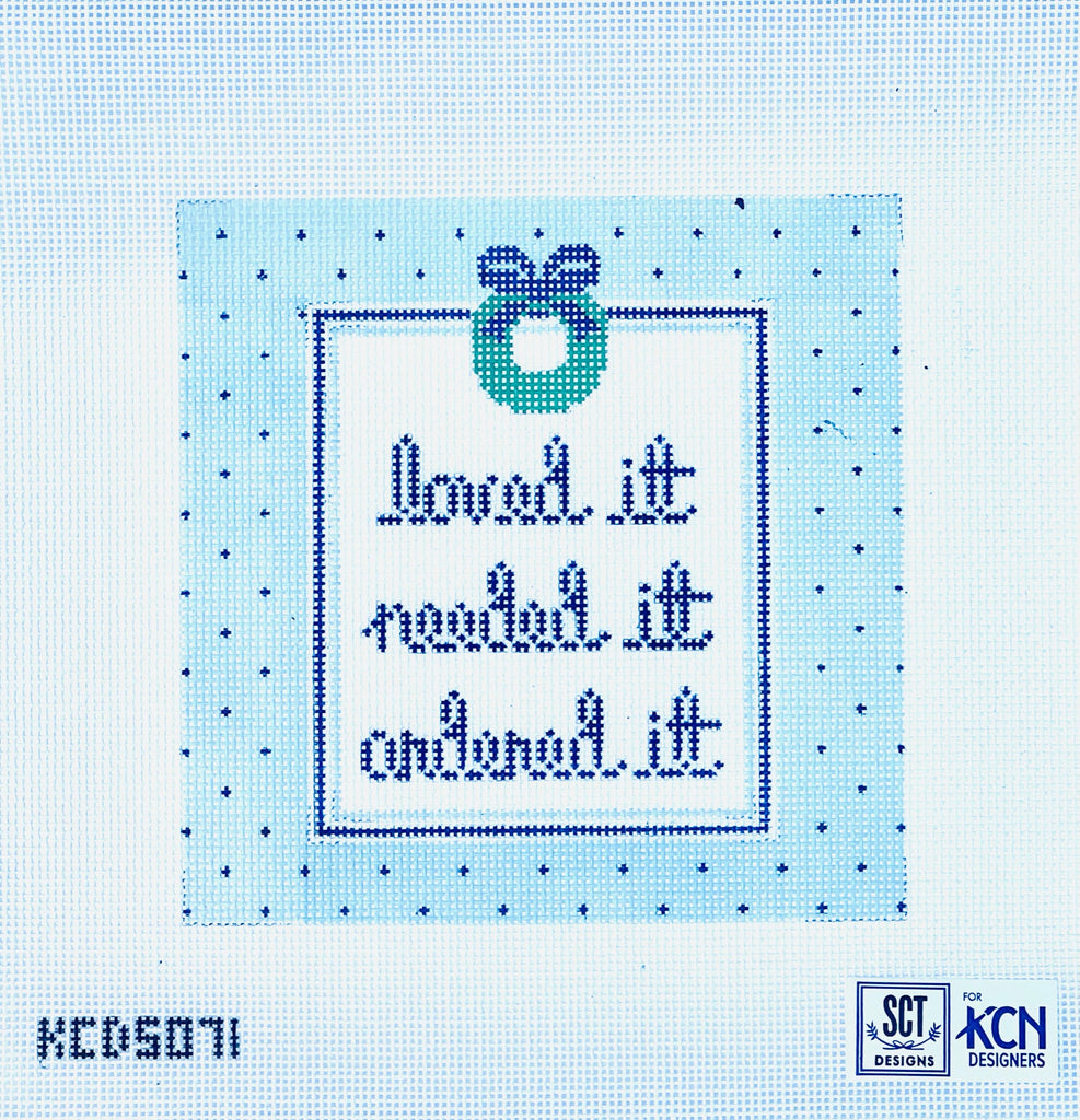 Needlepoint Signs/Sayings | KC Needlepoint