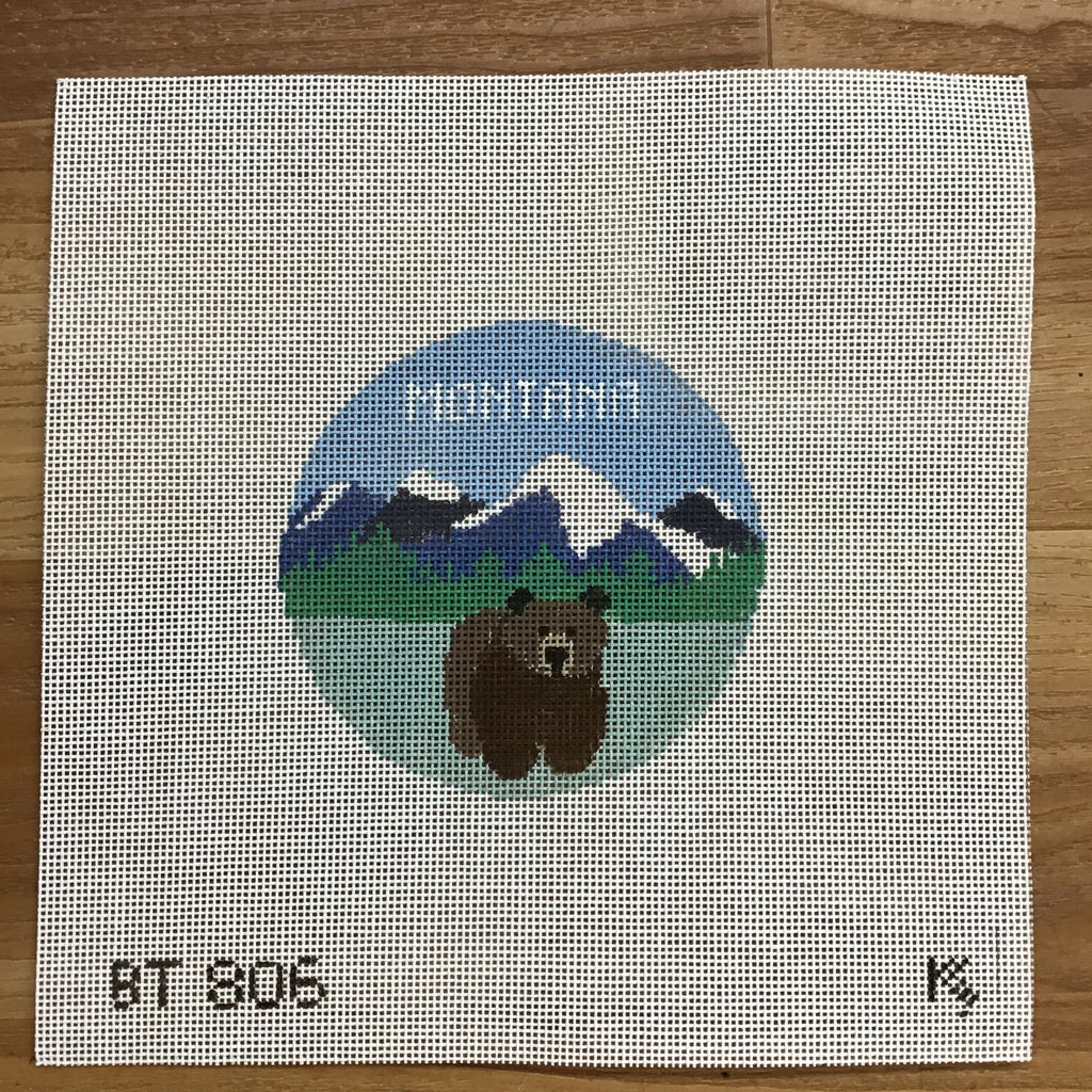 Needlepoint Travel Rounds | KC Needlepoint