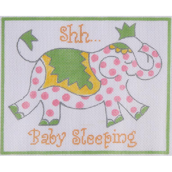 Shh.. Baby Sleeping Canvas | KC Needlepoint