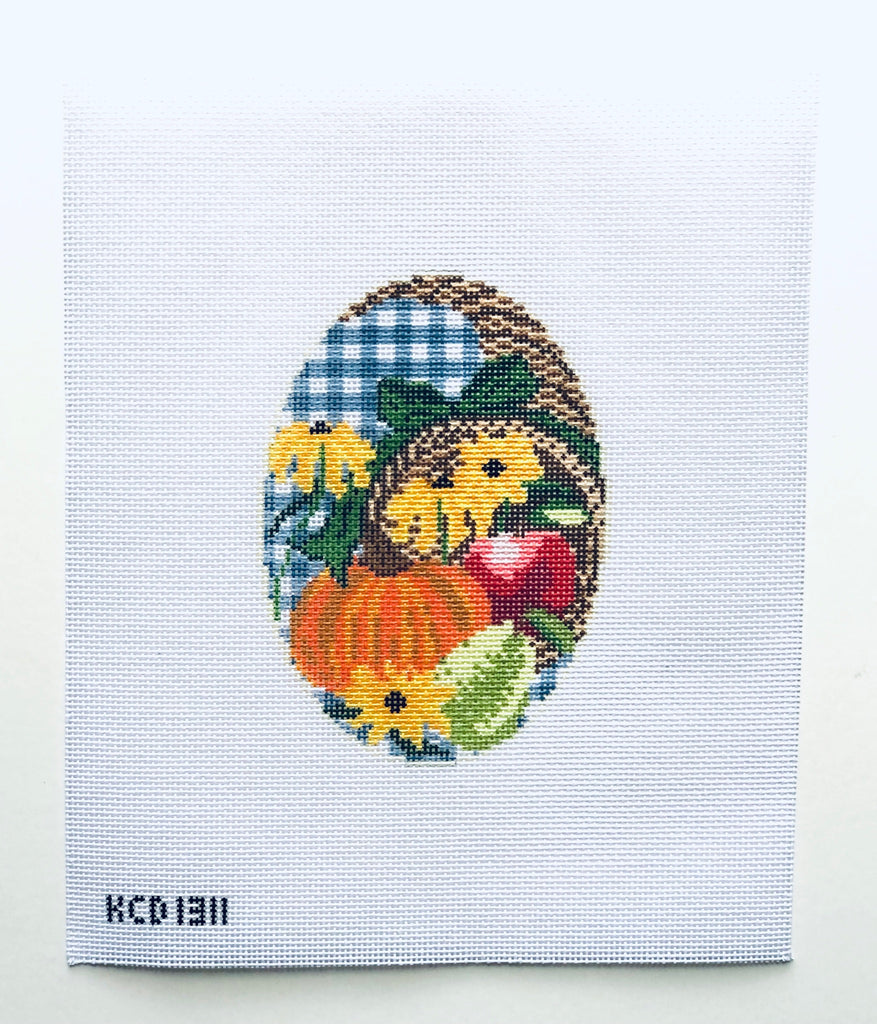 Autumn Cornucopia Canvas | KC Needlepoint