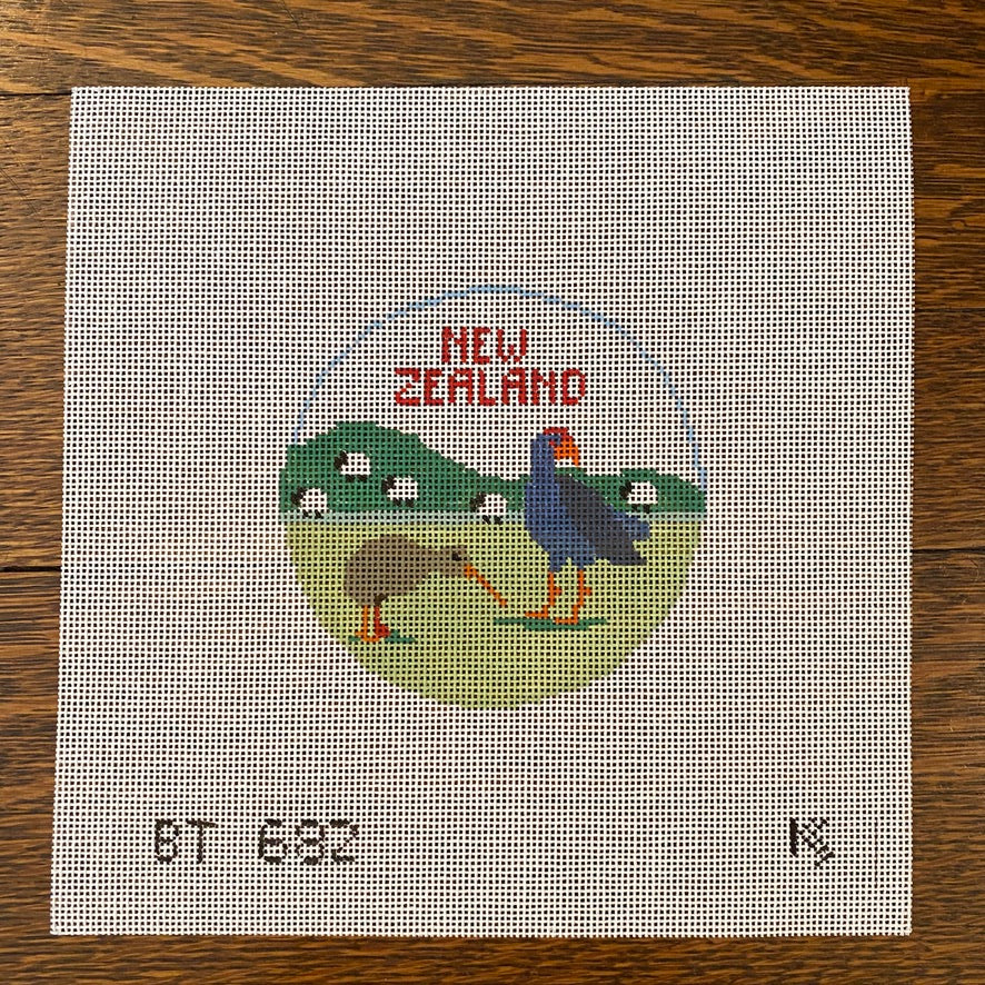 Needlepoint Travel Rounds | KC Needlepoint