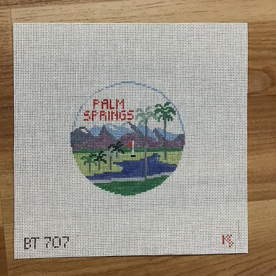 Needlepoint Travel Rounds | KC Needlepoint