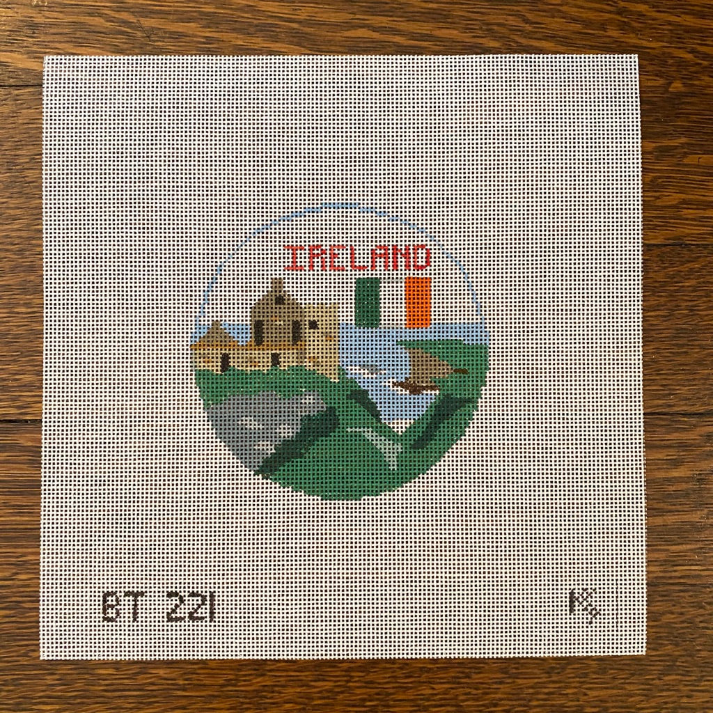 Needlepoint Travel Rounds | KC Needlepoint