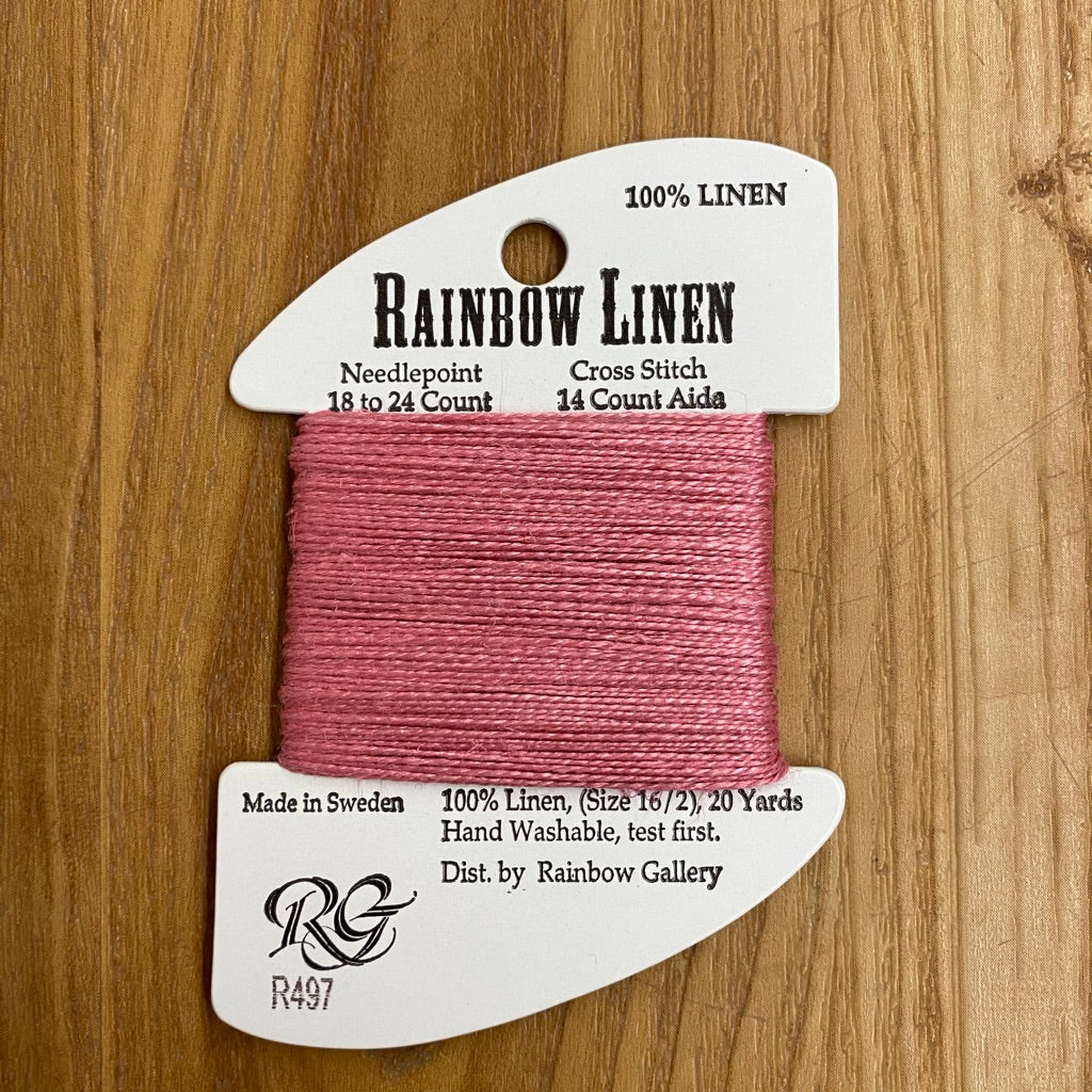 Rainbow Linen R497 English Rose – KC Needlepoint