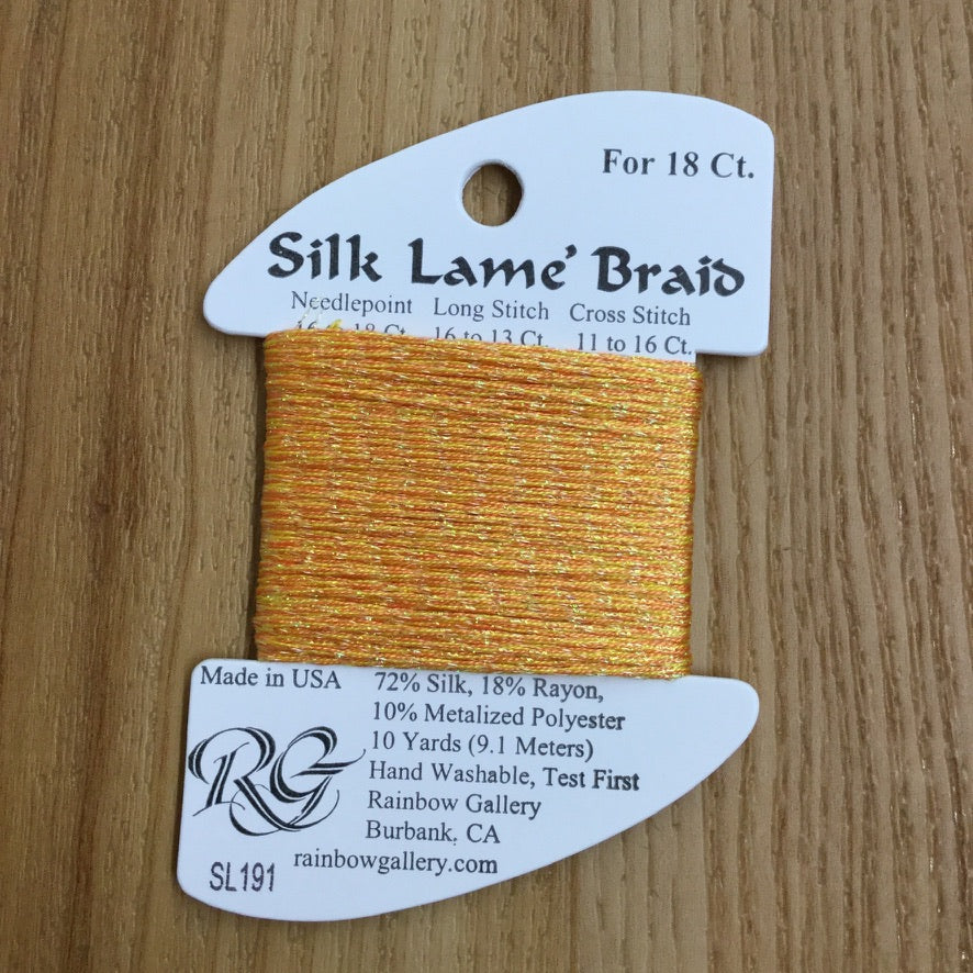 Silk Lamé Braid for 18 mesh | KC Needlepoint