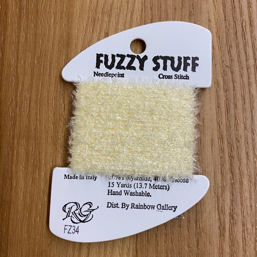 Fuzzy Stuff FZ34 Pale Yellow – KC Needlepoint