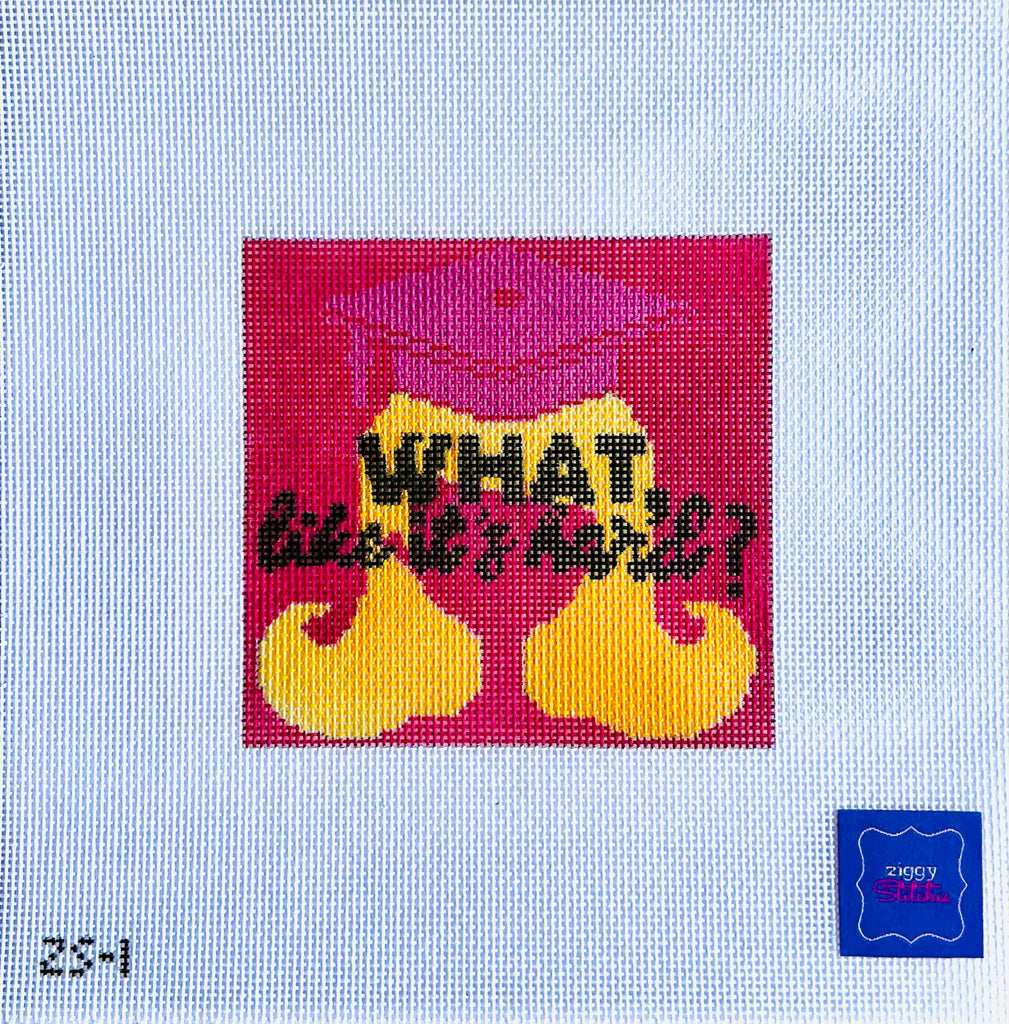 What, Like It's Hard? Canvas | KC Needlepoint