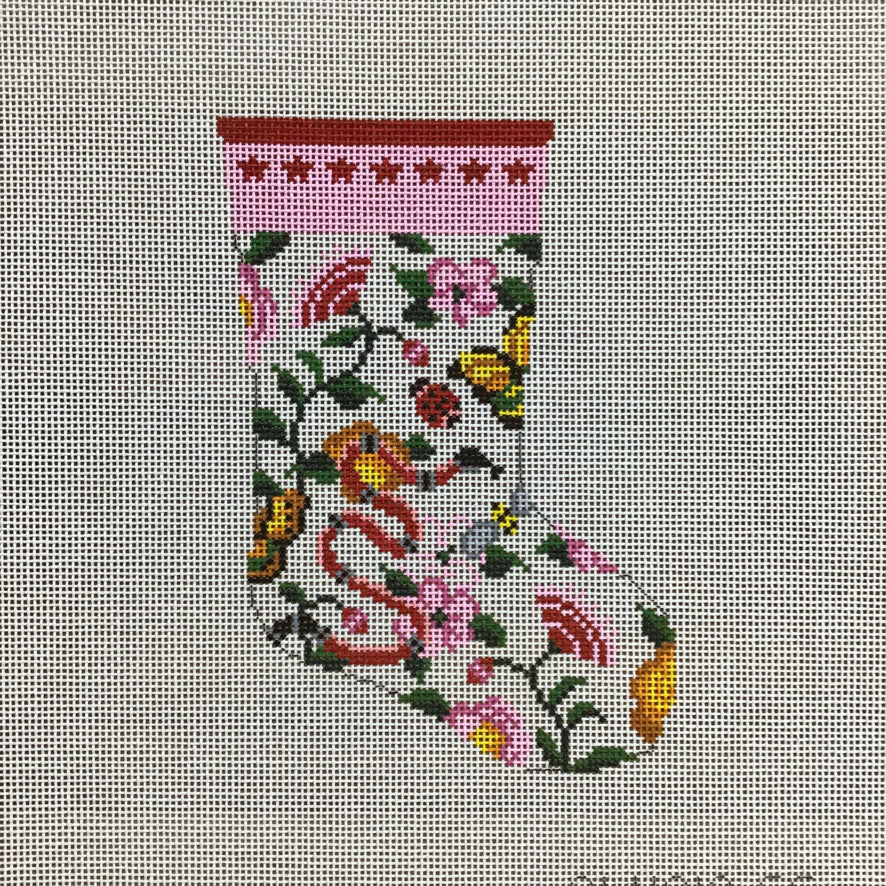 Mini Stocking Needlepoint Ornaments | KC Needlepoint