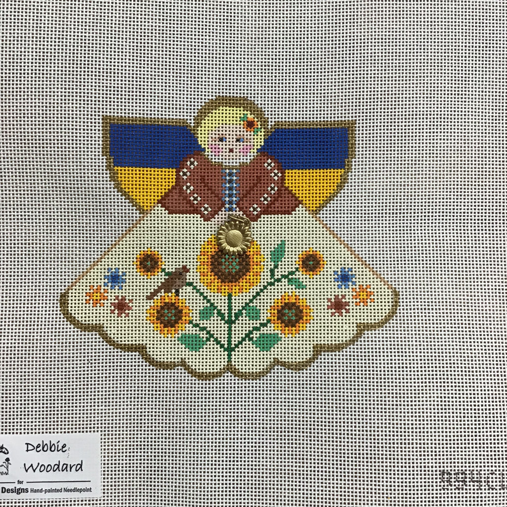 Ukrainian Angel Canvas | KC Needlepoint