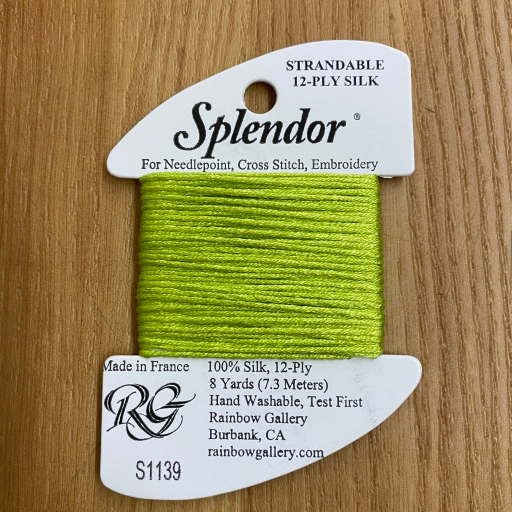 Splendor S1139 Lite Neon Green | KC Needlepoint