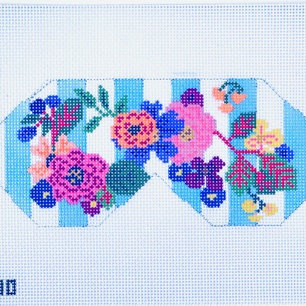 Floral Sleep Mask Canvas – KC Needlepoint