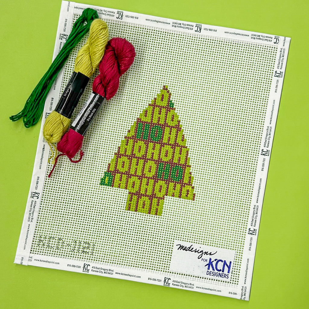 Ho Ho Ho Tree Kit | KC Needlepoint
