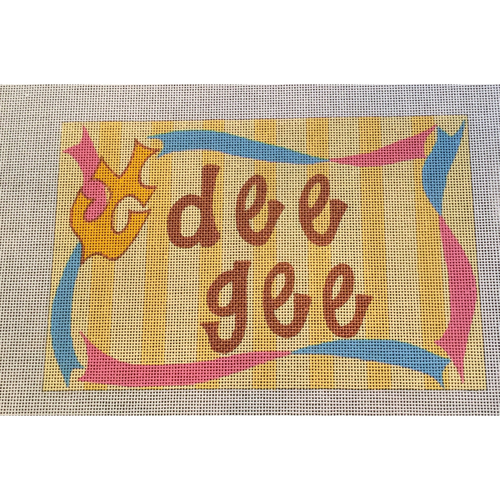 Delta Gamma Nickname Canvas | KC Needlepoint