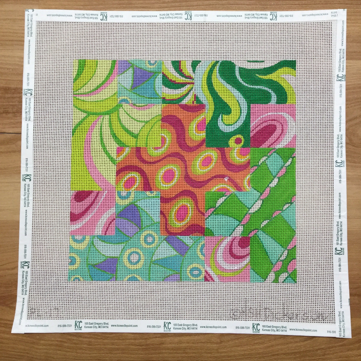 Pucci Inspired Patchwork Canvas – KC Needlepoint