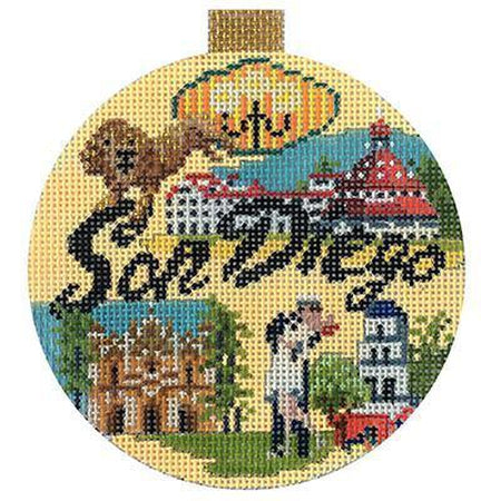 Needlepoint Travel Rounds | KC Needlepoint