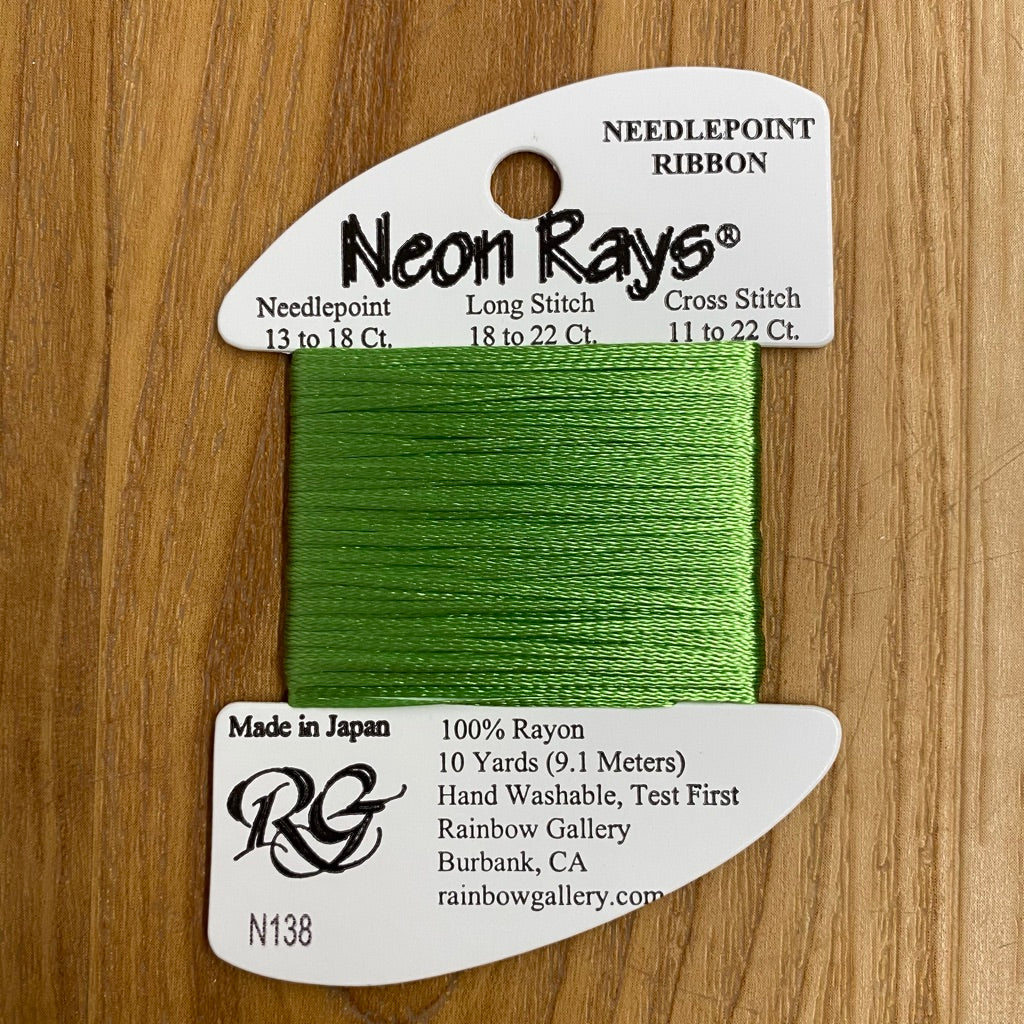 Neon Rays | KC Needlepoint