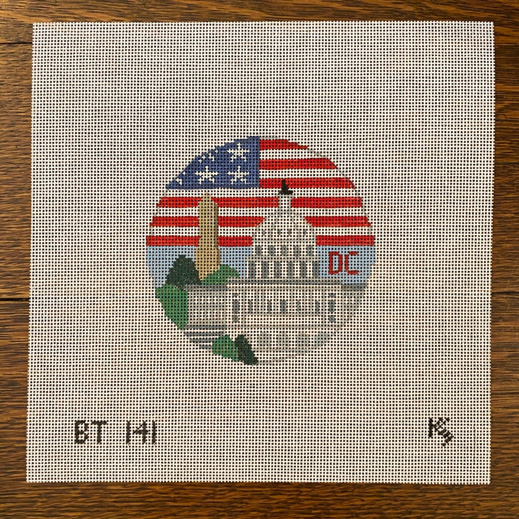 Needlepoint Travel Rounds | KC Needlepoint