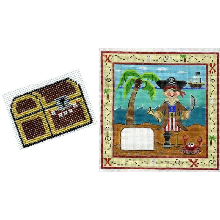 Pirate Tooth Fairy Pillow Canvas – KC Needlepoint