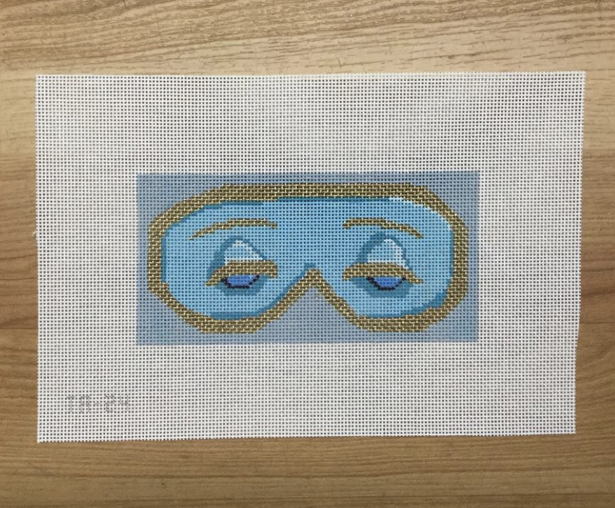 Holly Sleep Eye Mask Canvas – KC Needlepoint