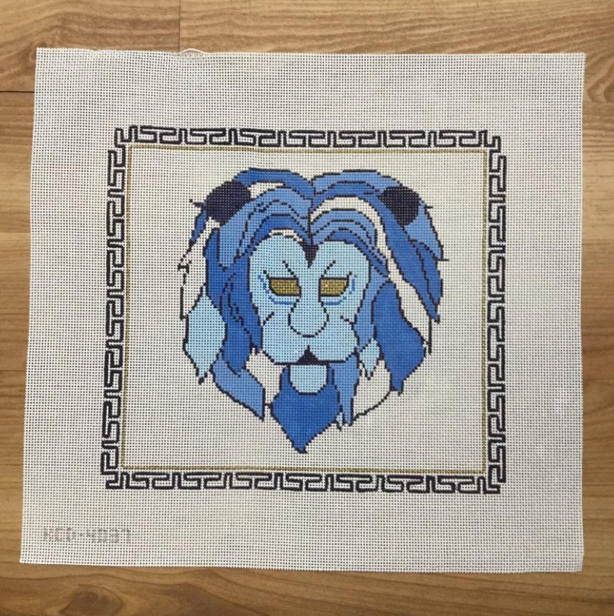 Golden Lion by Drew Canvas | KC Needlepoint