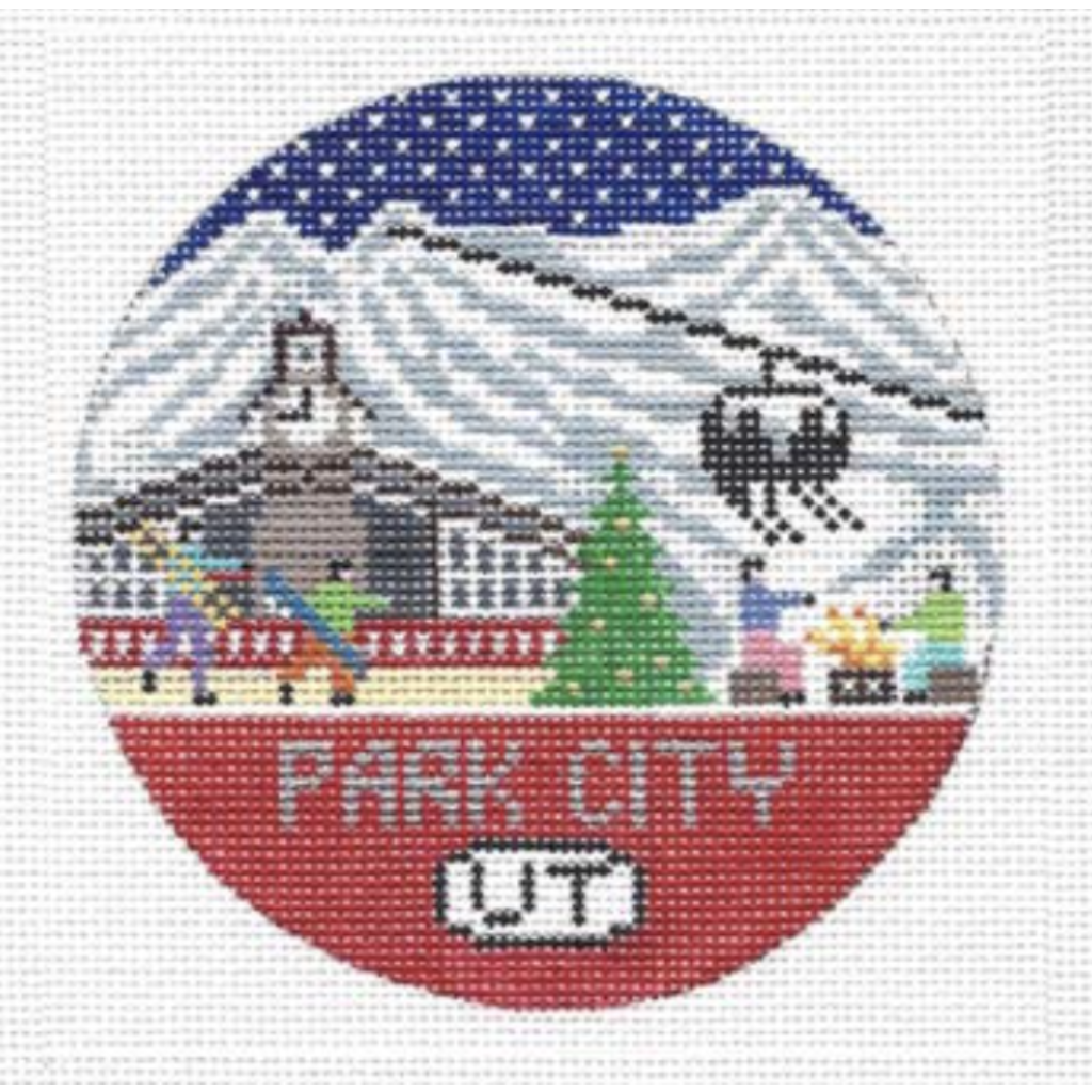 Needlepoint Travel Rounds | KC Needlepoint