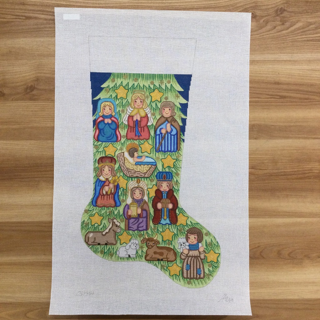 Alexa Nativity Stocking 7354 – KC Needlepoint