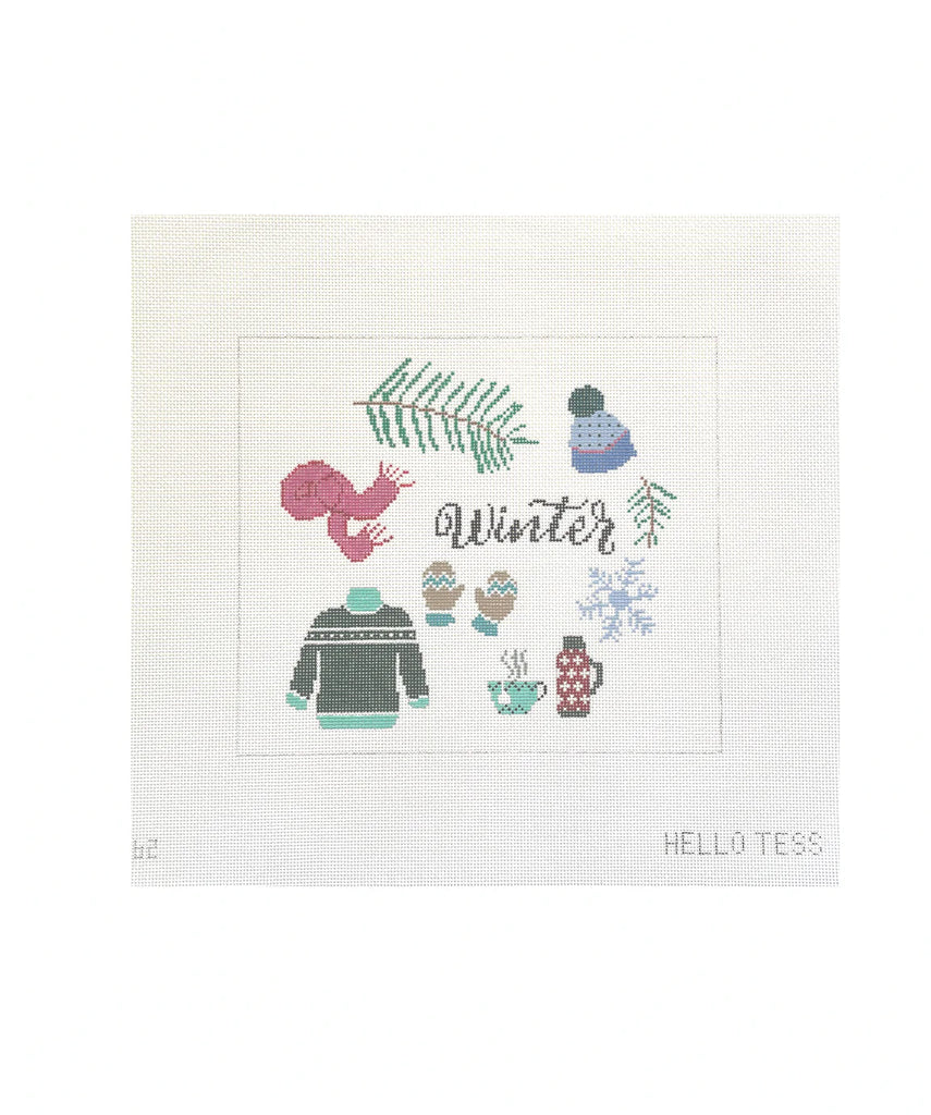 Seasons-Winter Canvas | KC Needlepoint