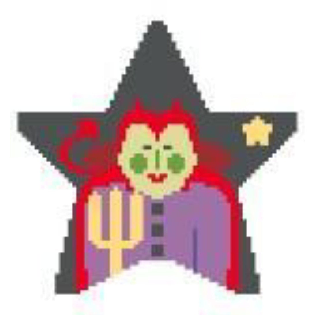 Devil Star Canvas – KC Needlepoint
