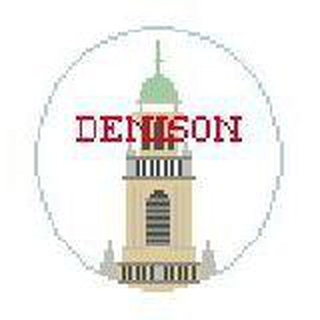 Denison Round Canvas | KC Needlepoint