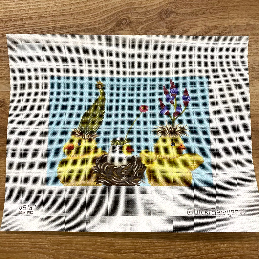 Peep, Peep and Peeper Needlepoint Canvas | KC Needlepoint