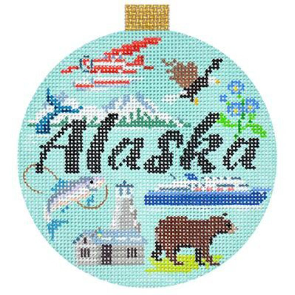 Needlepoint Travel Rounds | KC Needlepoint