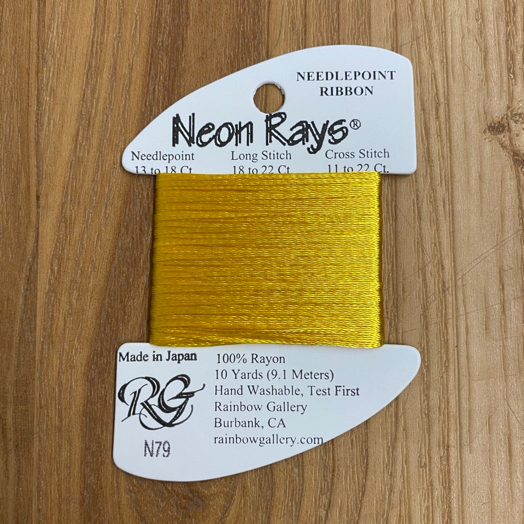 Neon Rays | KC Needlepoint
